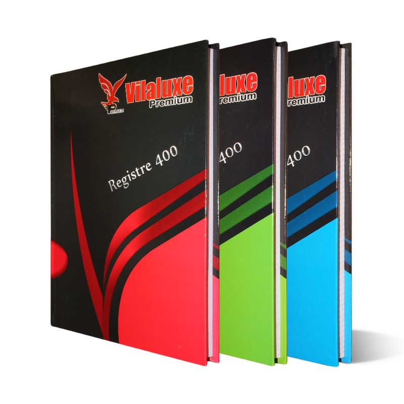 Registre premium Vilaluxe 200 pages quadrillé A4 – Qalam — Librairie ...